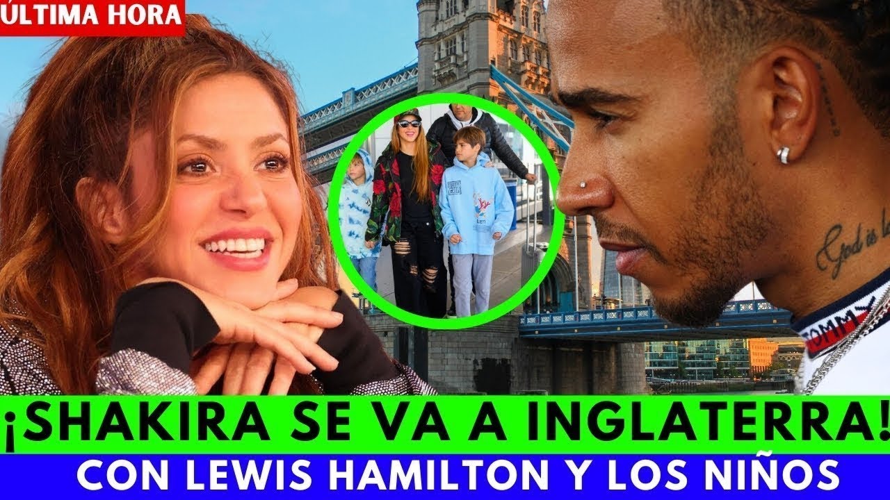 SHAKIRA, SASHA Y MILAN en LONDRES Una Aventura Inolvidable con LEWIS ...