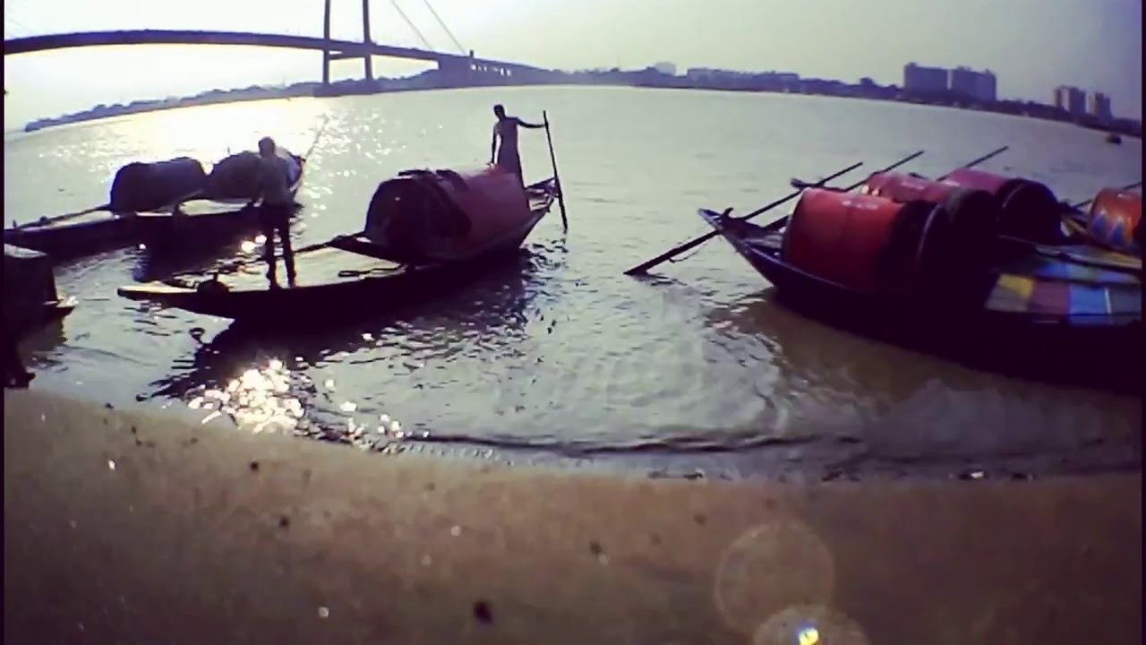 Prinsep Ghat| boating| time lapse in princep ghat - YouTube
