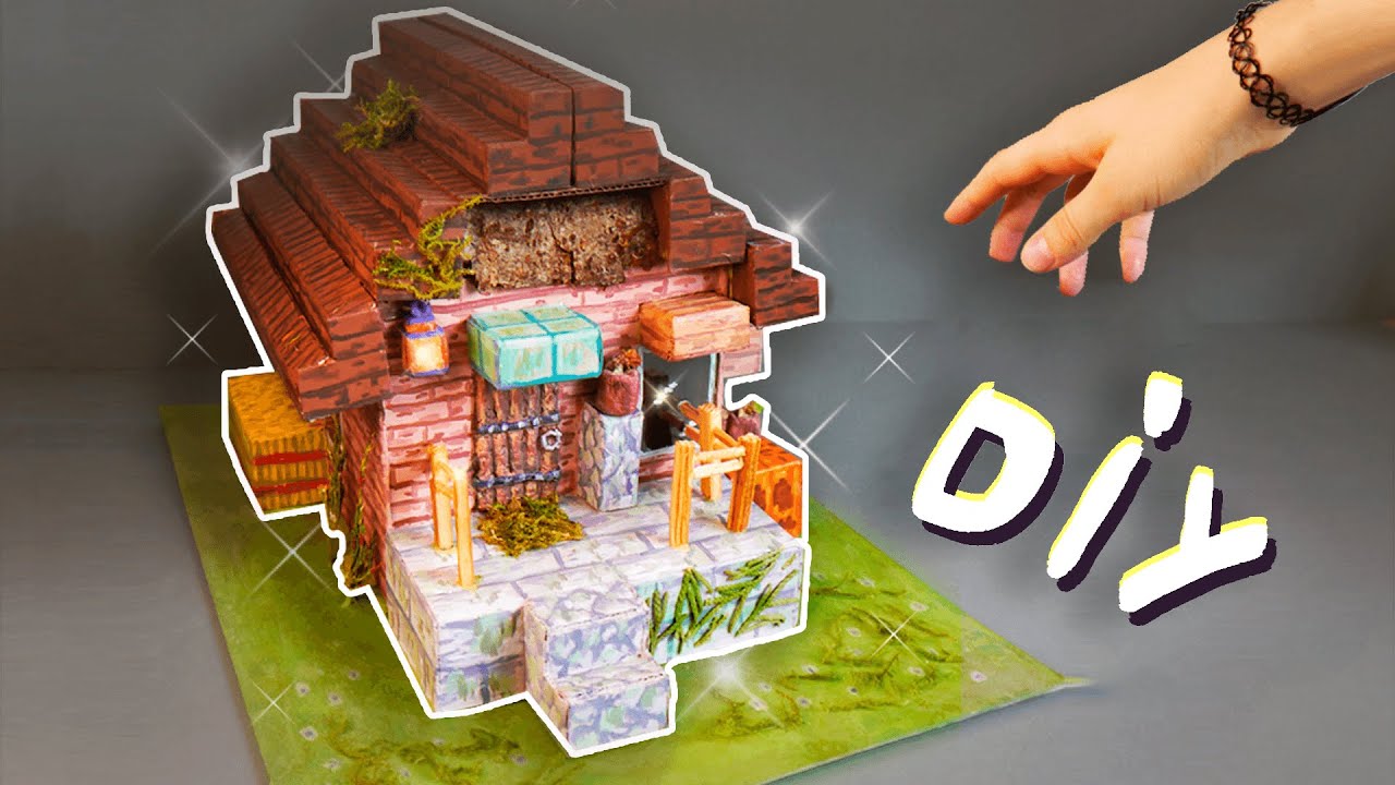 DIY Cottagecore MINECRAFT Fairy House IRL | Miniature Dollhouse Crafts ...