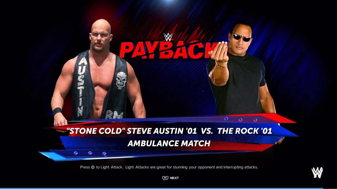 WWE 2K24 | "Stone Cold" Steve Austin vs The Rock - YouTube