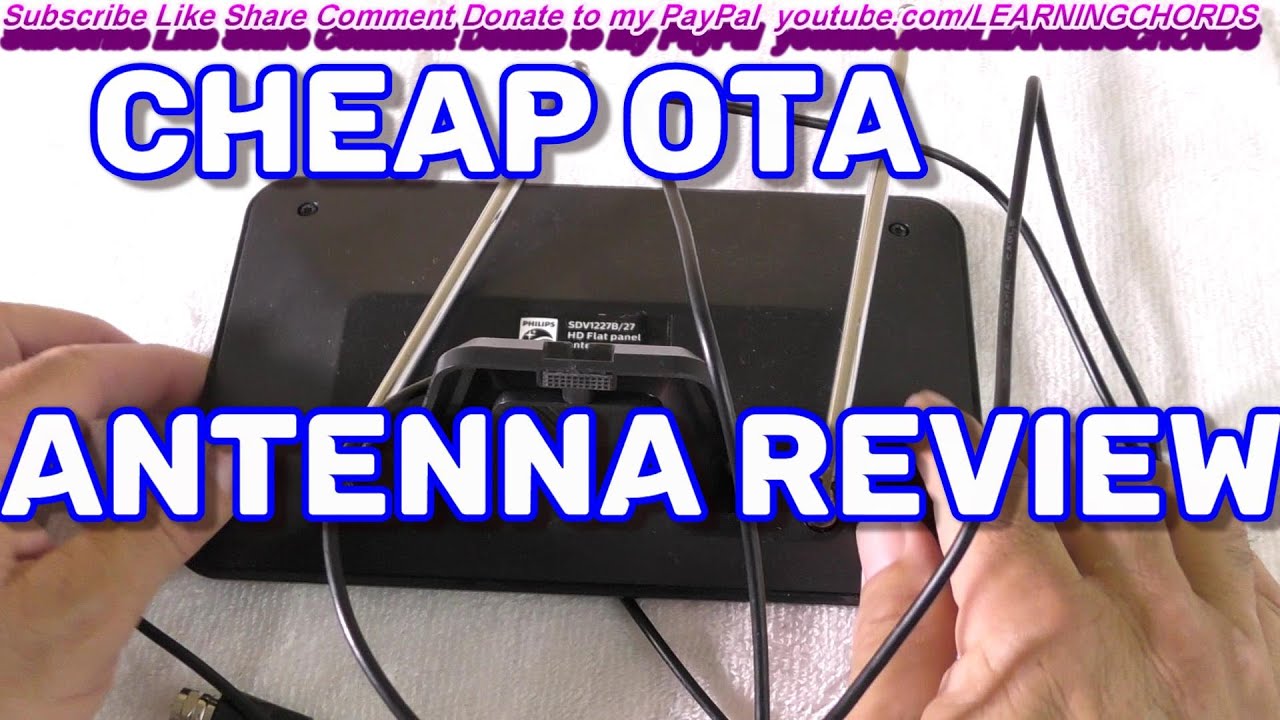 Phillips OTA over The Air FREE TV Antenna from Target REVIEW - YouTube