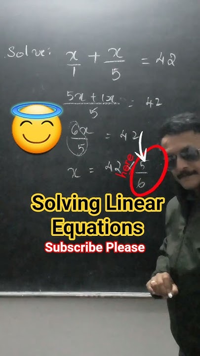 "🔥Math Hack: Solving Linear Equations Fast & Simple!💞" #shorts #shortsfeed - YouTube