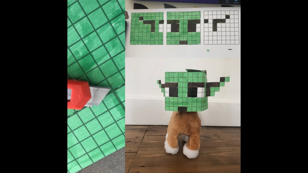 How to make a Minecraft Yoda BoxHead, this one’s for ted! - YouTube