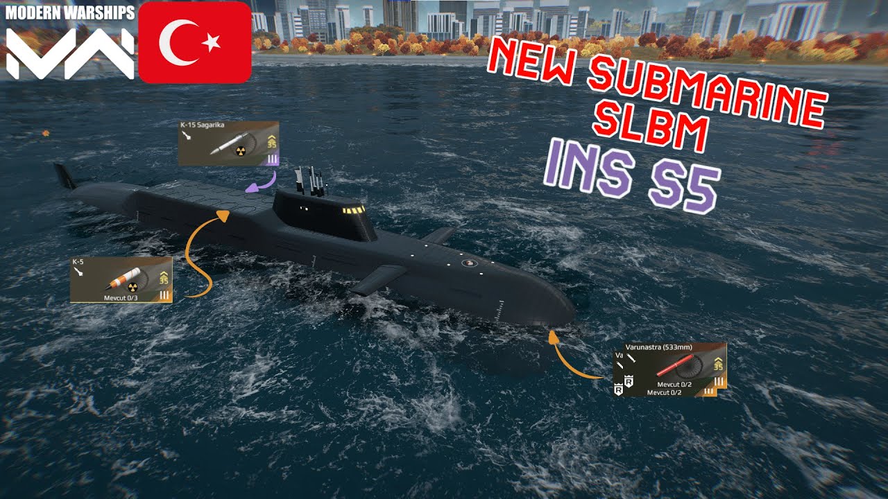 New "SLBM" submarine! OP or trash?? - Modern Warship - YouTube