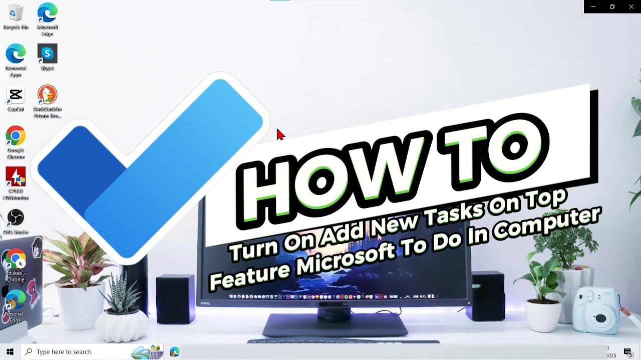 How To Turn On Add New Tasks On Top Feature Microsoft To Do In Computer ...