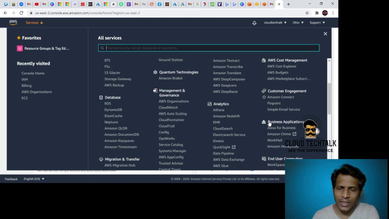 AWS Portal Walk Through For Beginners| Learn AWS - YouTube