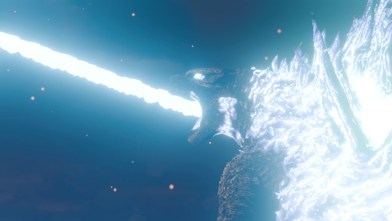 Godzilla Atomic Breath Animation - YouTube