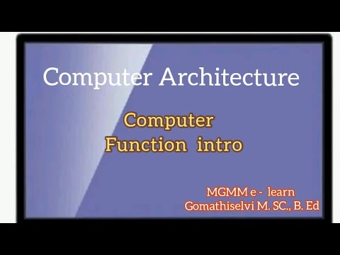 Functions of computer tamil/Components of Computer tamil - YouTube