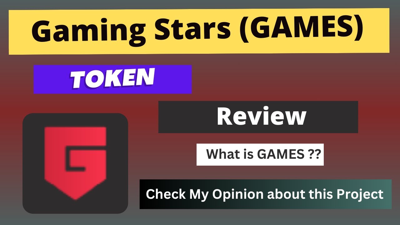 What is Gaming Stars (GAMES) Coin | Review About GAMES Token - YouTube