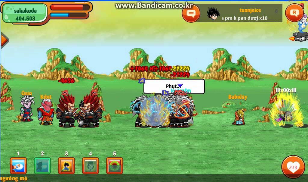 ngoc rong online map kaiosin - YouTube