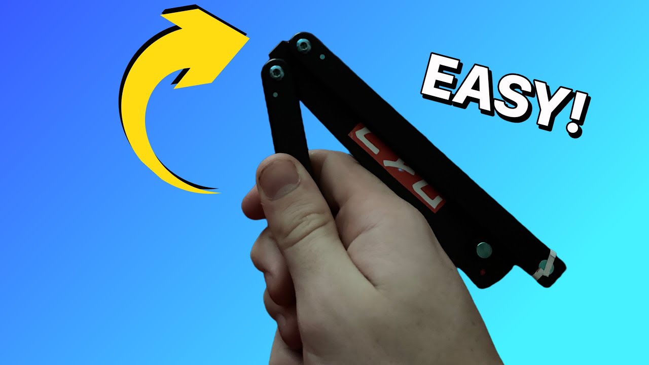 Balisong Basic opening part 1 - YouTube