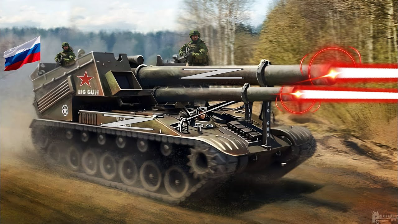 Tragic Moment! Russia's Best Generation Laser Tank goes into action ...