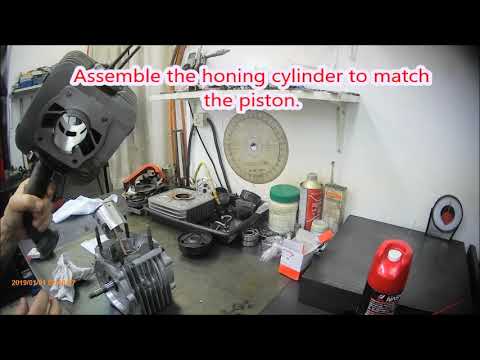 How to rebuild YAMAHA MOTOR KT100S - YouTube