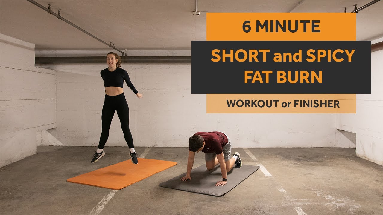6 MIN SHORT AND SPICY FAT BURNING WORKOUT (no equipment) | #010 - YouTube