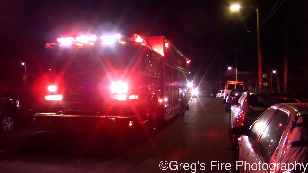 Baltimore City Rescue 1 Responding - YouTube