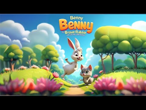 Benny the Brave Rabbit & लीला the Little Kitten जंगल की रोमांचक कहानी ...