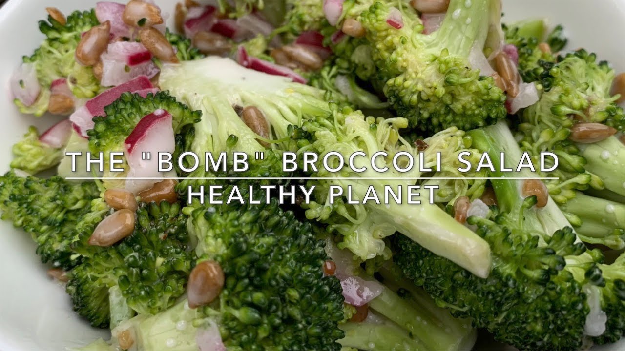 Grandmas "the bomb" Broccoli Salad | Healthy Vegan Recipes for Children ...