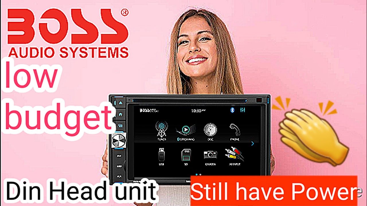 Head unit Car BOSS Audio BV9358B review low budget - YouTube