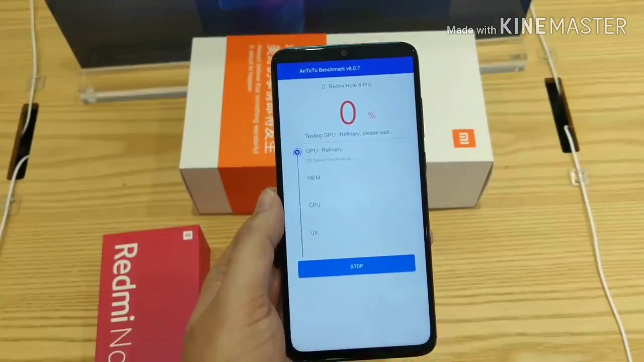 Redmi note 8 pro Antutu scores - YouTube