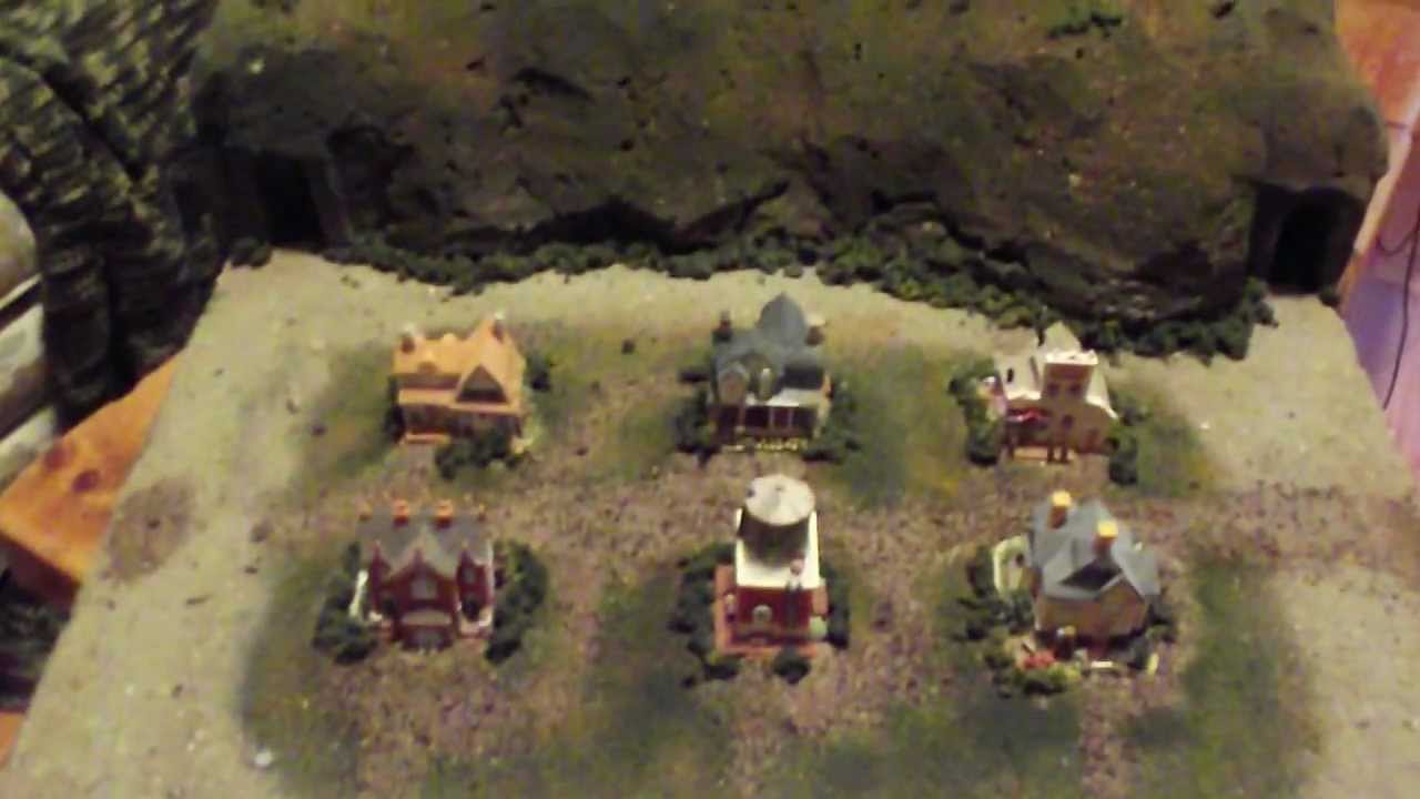 N scale beach train layout. - YouTube