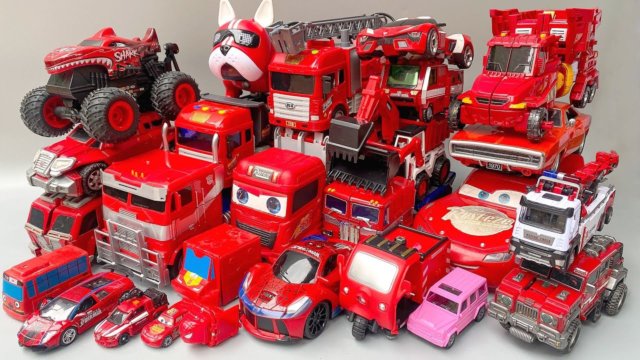 Hot Wheels Mc Queen Red Car Eating Shark: Cần Cẩu, Xe Tải Điều Khiển ...