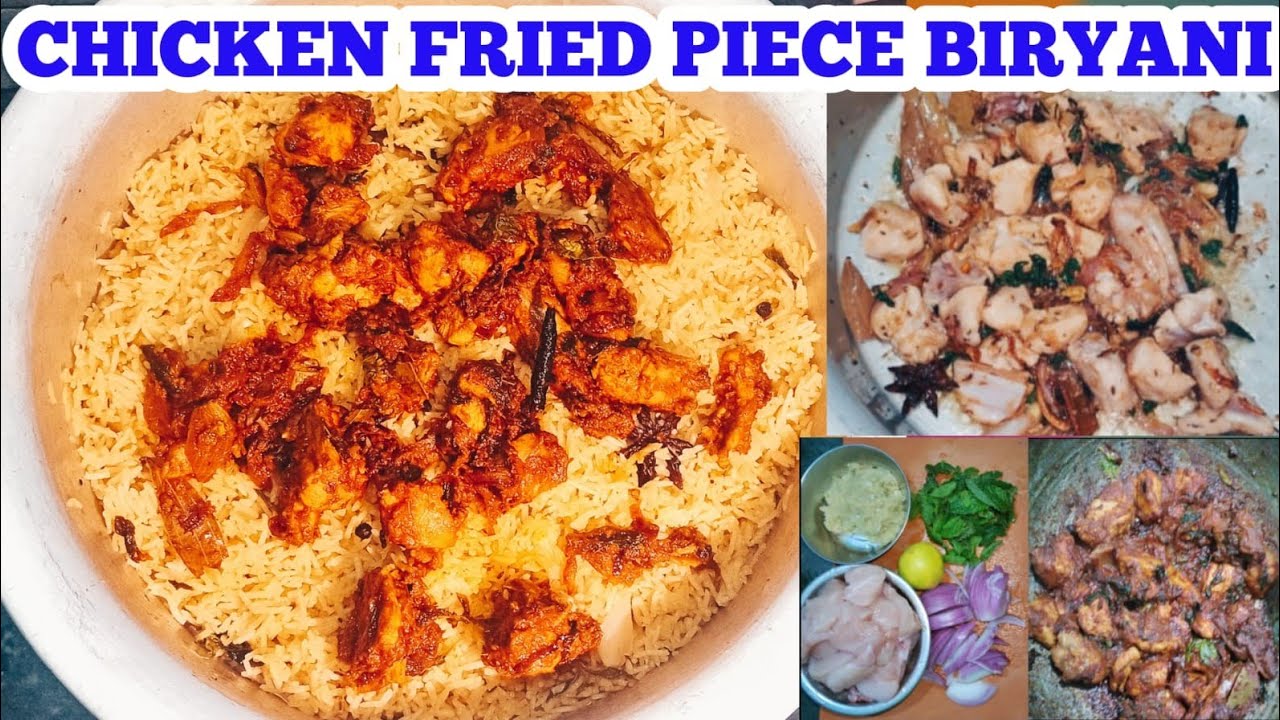 MANDI STYLE LO CHICKEN FRIED PIECE BIRYANI 🍗🥘/TELANGANA STYLE/ (SUPER ...