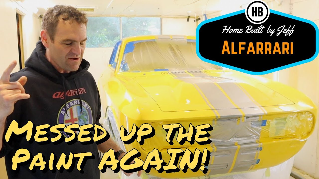 I messed up the paint AGAIN! - Ferrari engined Alfa 105 Alfarrari build ...
