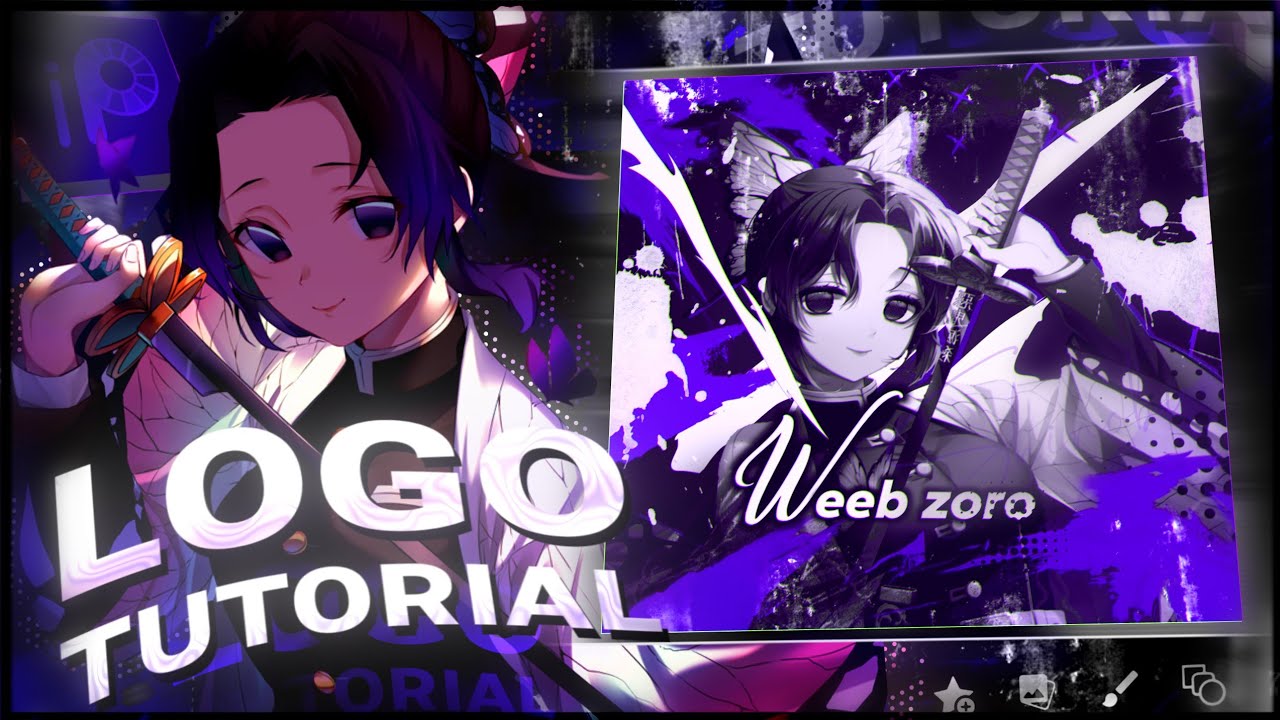 How To Make Anime Logo | Shinobu Logo Tutorial On IbisPaintX #animelogo ...