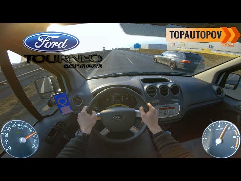 Ford Transit Connect 1.8TDCI (66kW) |80| 4K DRIVE POV - ENGINE, ACCELERATION, BRAKES🔸TopAutoPOV