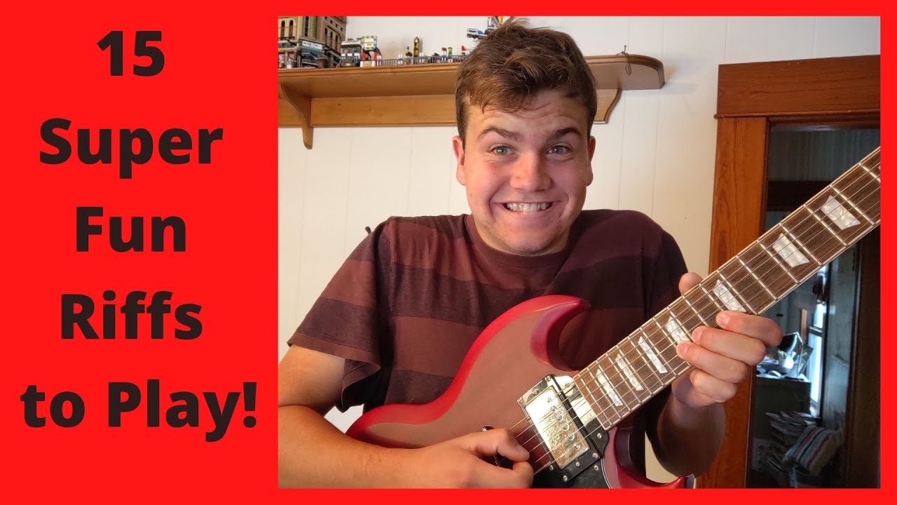 15 Fun Riffs to Play - YouTube