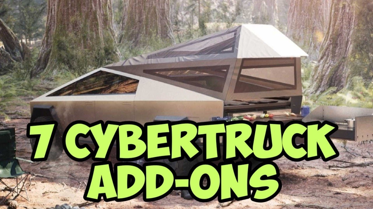 7 Confirmed Cybertruck Add-ons | ATV Cyberquad and more - YouTube