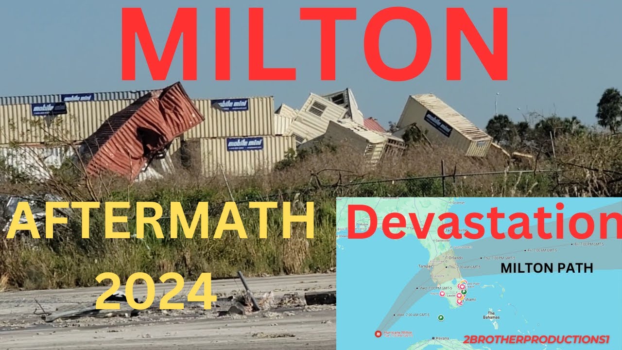 HURRICANE MILTON FORT PIERCE DEVESTATION 2024 - YouTube