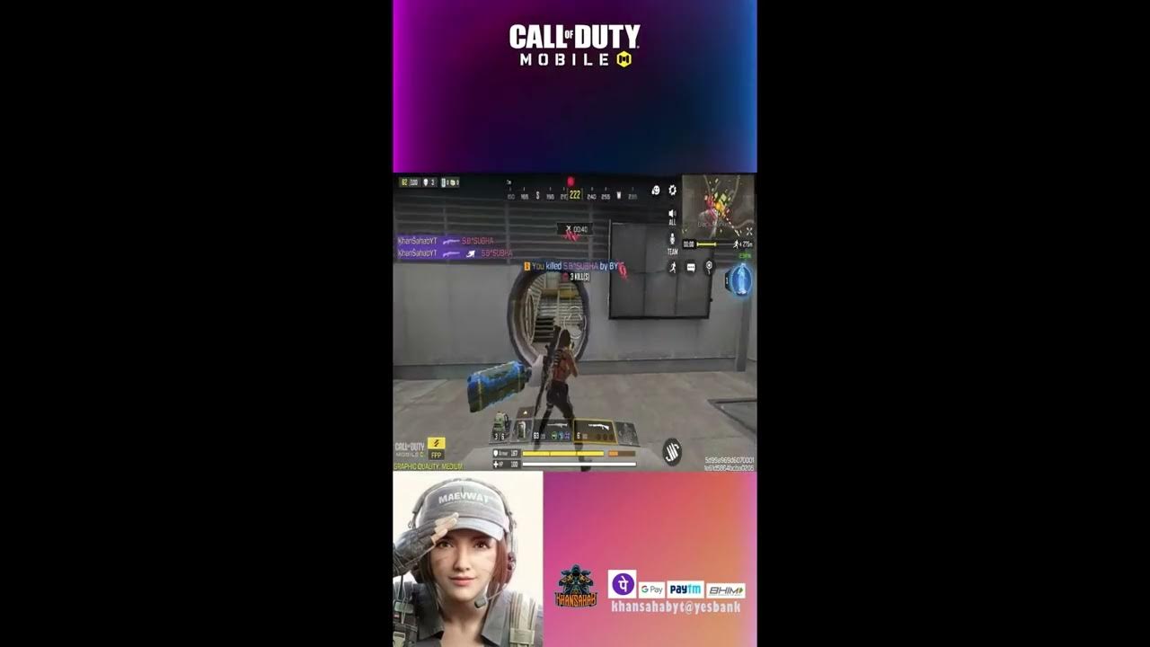 1 V 4 = 5 Kills - COD Mobile - #codm #codmobile #callofdutymobile #shortslive - YouTube