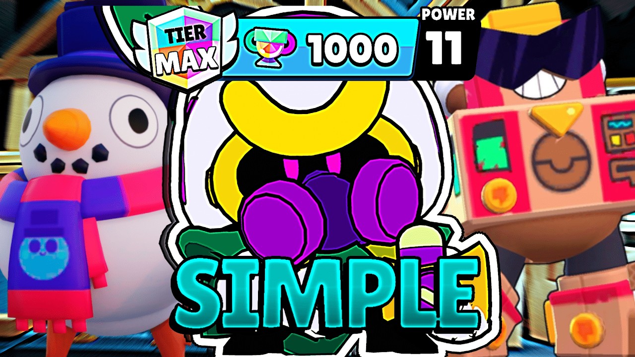 3 BRAWLERS FACILES À RANK MAX ( même ton pote peut y arriver) - YouTube