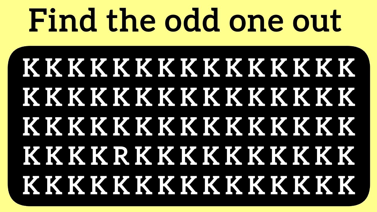 Spot the optical illusion || Number puzzle || Letter puzzle || Find the ...