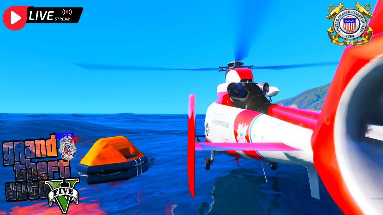 LIVE: GTA 5 FiveM Kuffs Roleplay: Coast Guard on Patrol! - YouTube