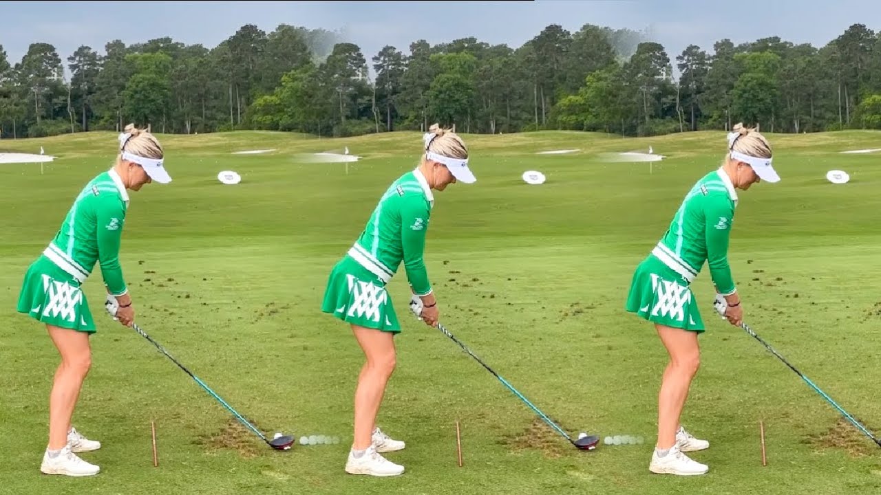 CHARLEY HULL GOLF SWING - SLOW MOTION - YouTube