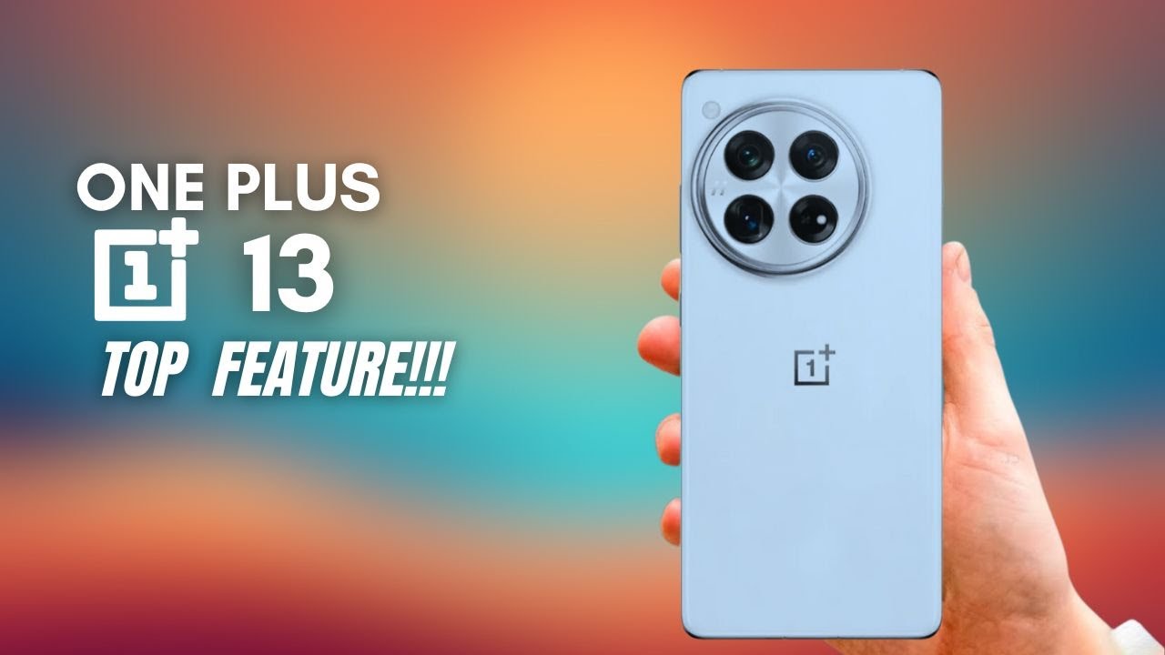 One plus 13 - TOP FEATURES!!! - YouTube