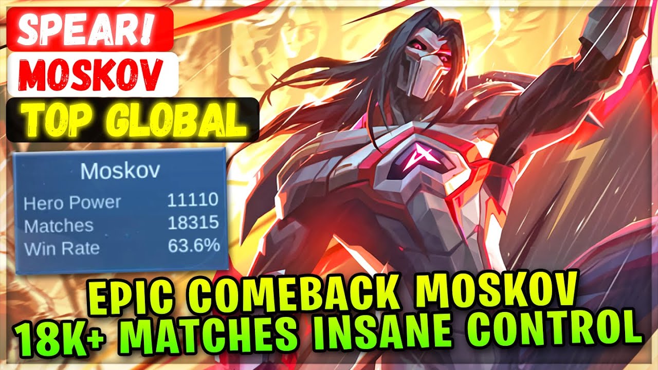 Epic Comeback! 18K+ Matches Insane Control Moskov [ Top Global Moskov ...