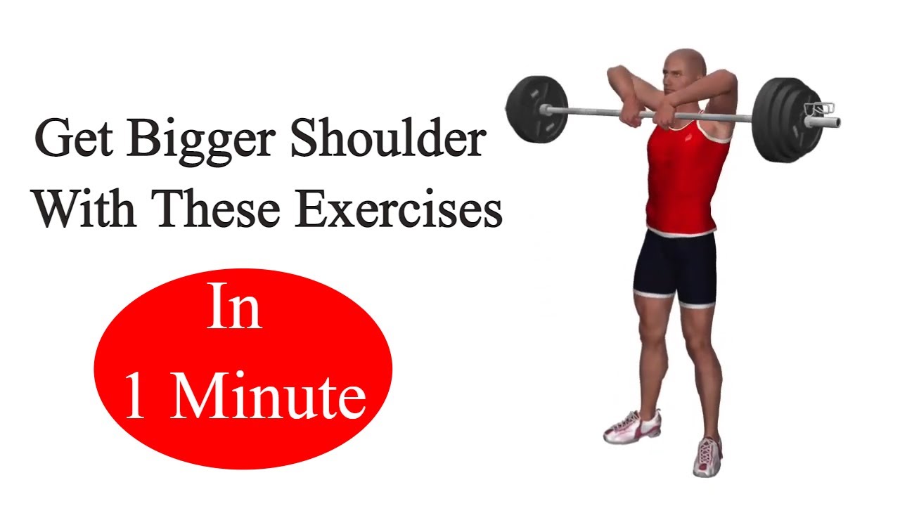 3 Shoulder Barbell Exercises You Must Try(In 1 Minute) - ONE MINUTE ...