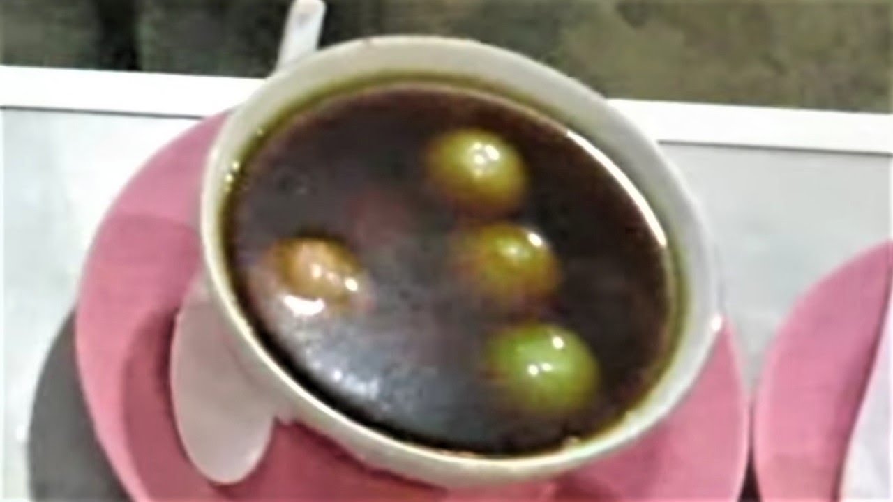 Wedang Jahe Ronde khas Bandung, Kuliner Sudirman Street Bandung - YouTube