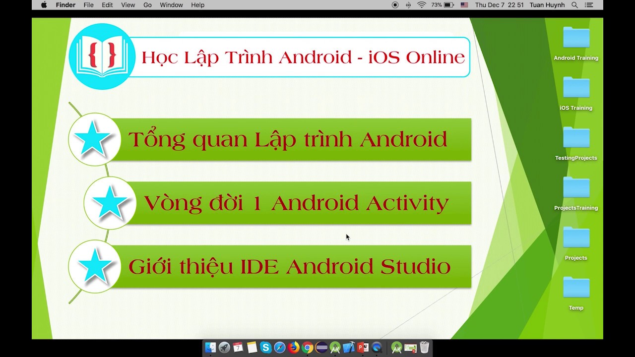 Học Lập Trình Android Cơ Bản - Bài 1 - Vòng đời Activity trong Android ...