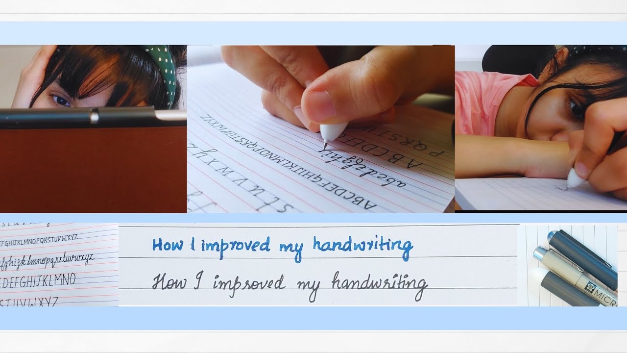 How I Improved my handwriting ♡ How to write neater - handwriting tips ...