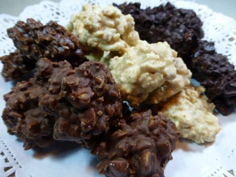 Rocas de Chocolate - Receta casera deliciosa muy fácil de hacer - YouTube