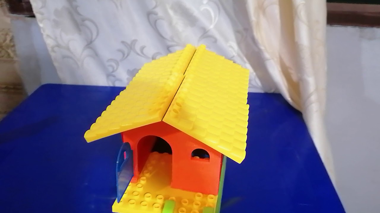Block house for kids - YouTube