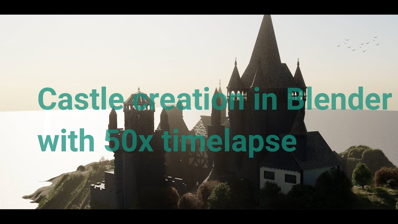 Creating a Medieval European Castle in Blender | 3D Timelapse - YouTube