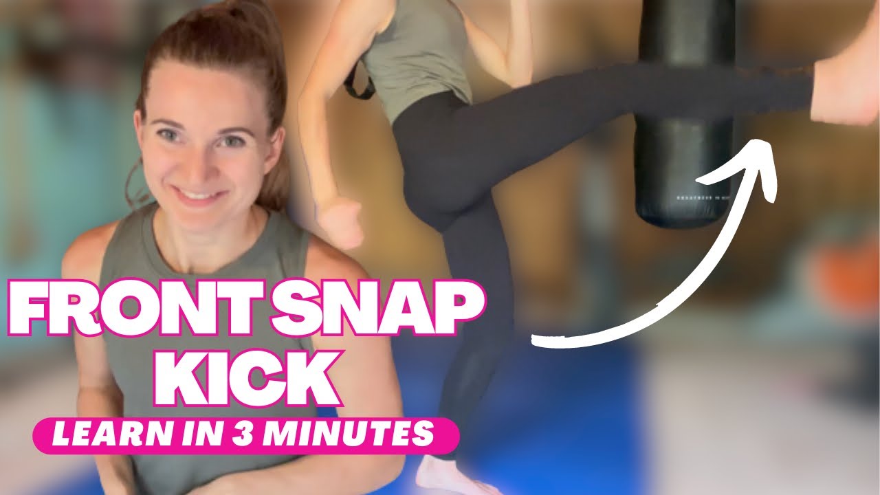 How to: FRONT SNAP KICK TECHNIQUE - YouTube