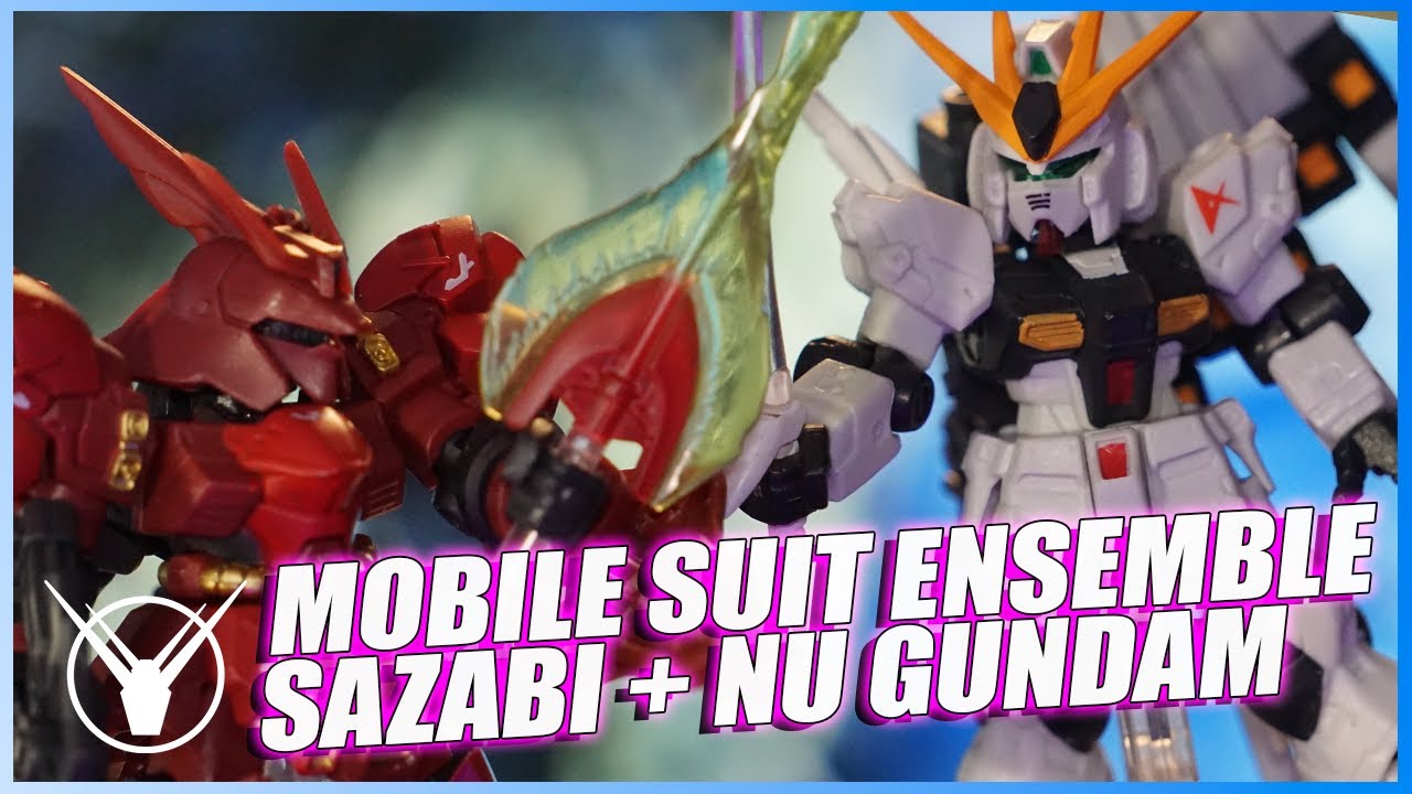 Mobile Suit Ensemble Sazabi + Nu Gundam Expansion Set [Gundam ...