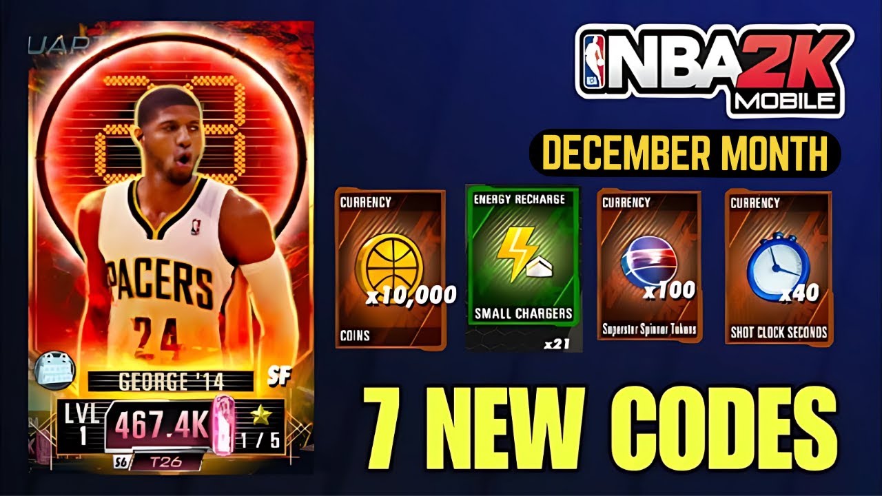 NBA 2K MOBILE CODES DECEMBER2024 || GIFT CODE & HOW TO REDEEM CODE ...