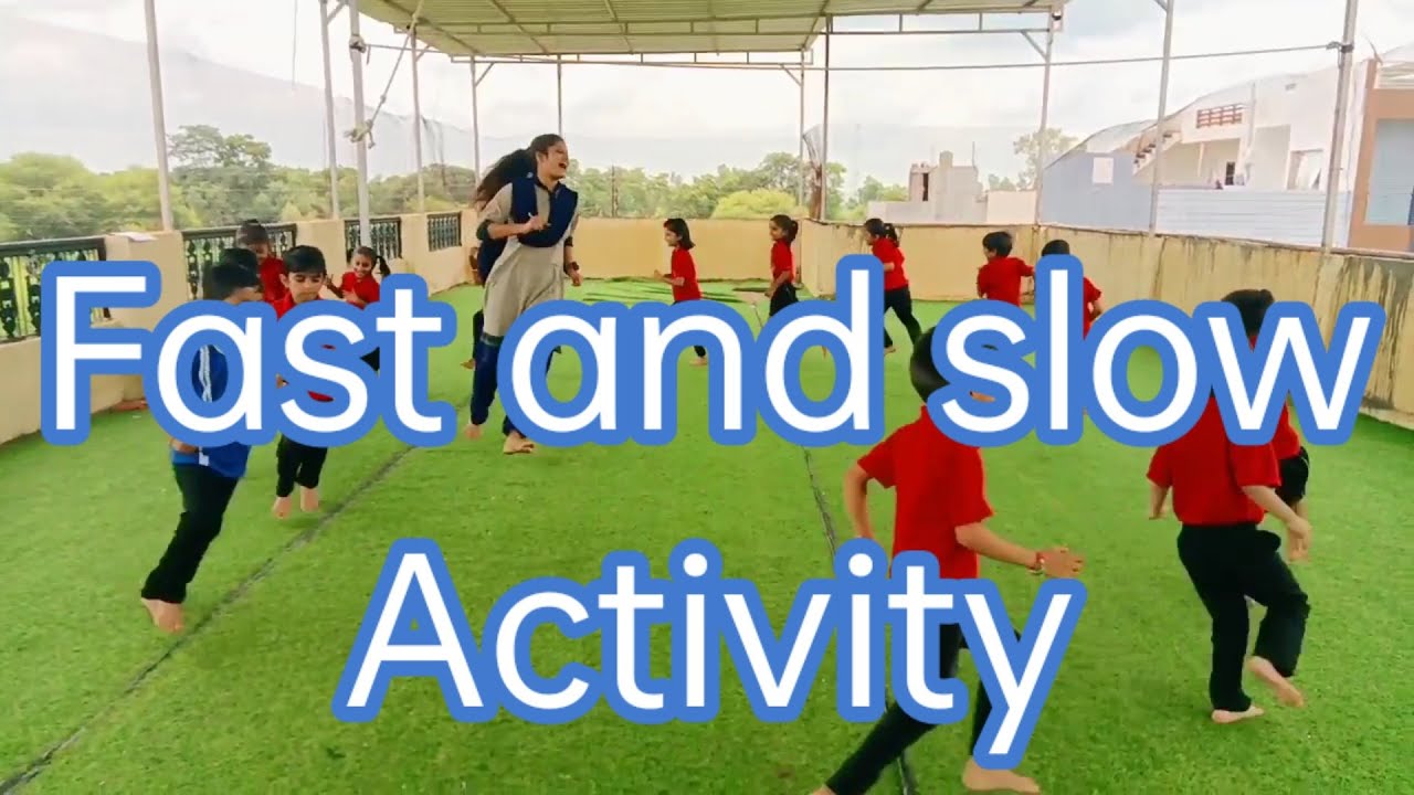 Fast and slow activity / #activities #bestfunnyactivityforkids - YouTube